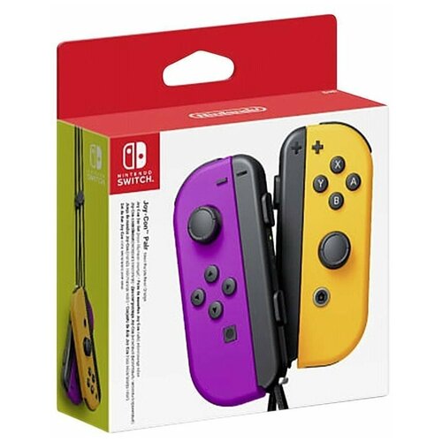 Контроллер Nintendo Joy-Con Neon Purple-Neon Orange