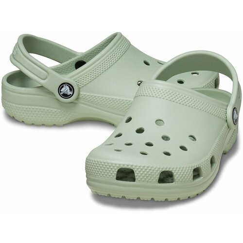 Сабо Crocs, размер J5 US, зеленый