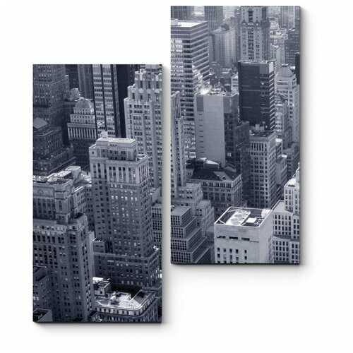 Модульная картина Черно-белый Нью-Йорк120x90