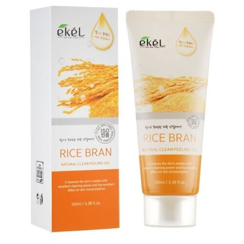 100 гр EKEL Пилинг-скатка с экстрактом риса Natural Clean peeling gel Rice Bran