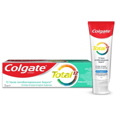 Зубная паста COLGATE TOTAL 12 Профессиональная чистка гель 75 мл