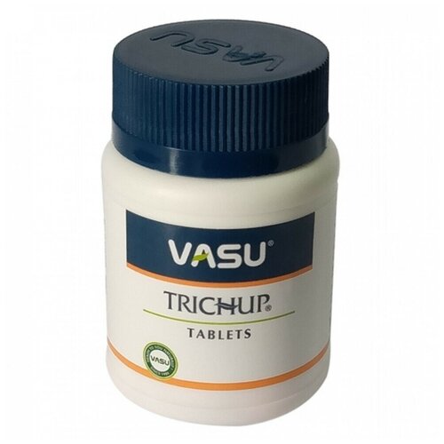 Травяные таблетки для роста волос и против выпадения Тричуп / Trichup Vasu Healthcare, 60 таб