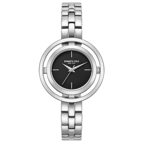 Наручные часы KENNETH COLE Classic, серебряный, черный