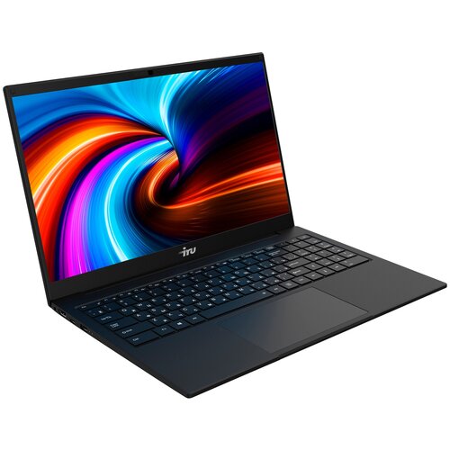 Ноутбук IRU Калибр 15TLI Core i3 1115G4 16Gb SSD512Gb Intel UHD Graphics 15.6" IPS FHD (1920x1080) Free DOS black WiFi BT Cam 7200mAh (1871671)