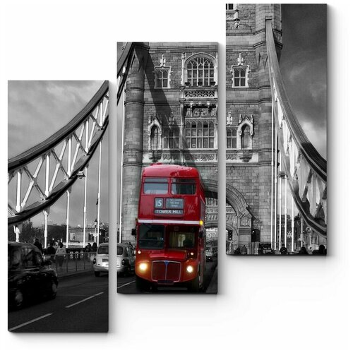 Модульная картина Типичный Лондон 110x117