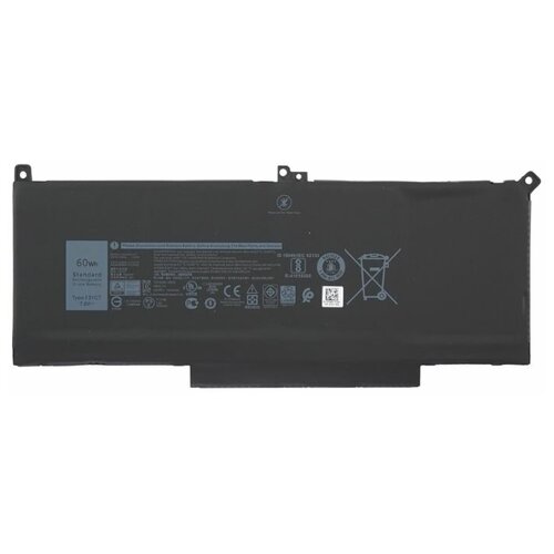 Аккумулятор (батарея) для ноутбука Dell Latitude E7480 (F3YGT 7,6V 7500 mAh)