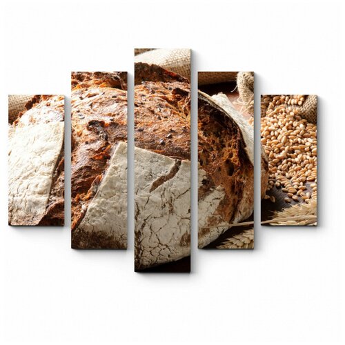 Модульная картина Пряный хлеб 135x108