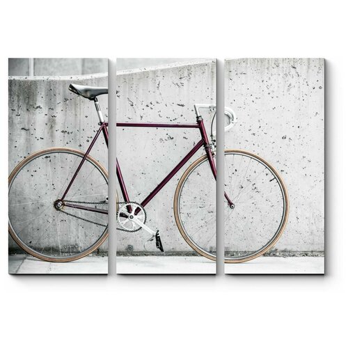 Модульная картина Старый ретро-велосипед70x50