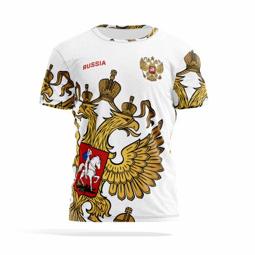 Футболка PANiN Brand, размер XXS, горчичный, белый