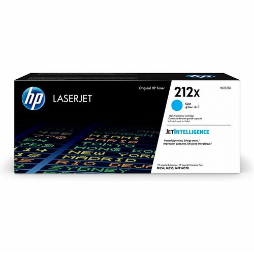 Картридж для лазерного принтера HP 212X Cyan (W2121X)