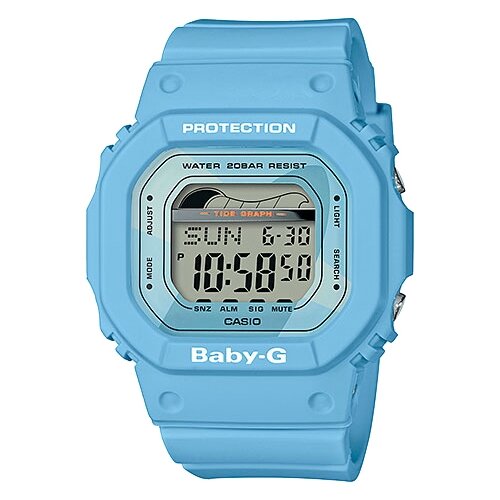 Наручные часы CASIO, синий, серый