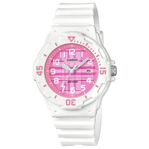 Наручные часы CASIO Collection LRW-200H-4C, белый, розовый