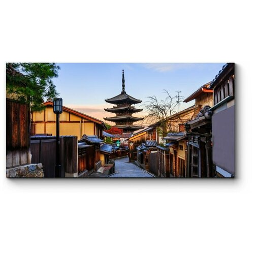 Модульная картина Предрассветный Киото130x65