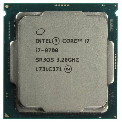 Процессор Intel Core i7-8700 LGA1151,  6 x 3200 МГц, OEM