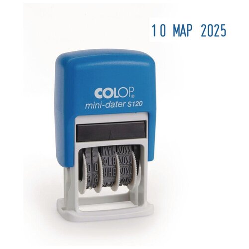COLOP Датер-мини автоматический COLOP S 120, месяц буквами, высота шрифта 3.8 мм