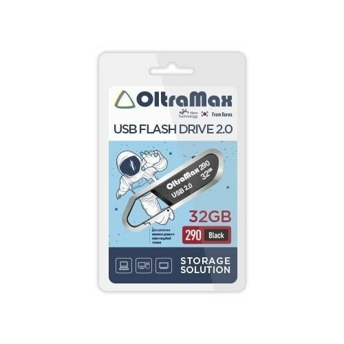 USB флэш-накопитель OLTRAMAX OM-32GB-290-Black