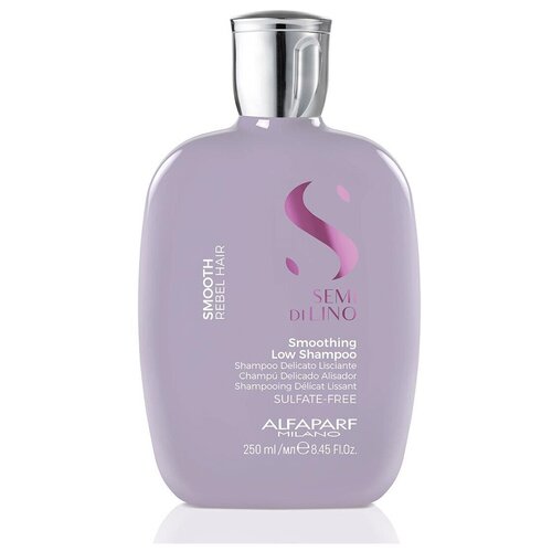 Alfaparf Milano Разглаживающий шампунь SDL Smoothing Low Shampoo для непослушных волос безсульфатный , 250 мл