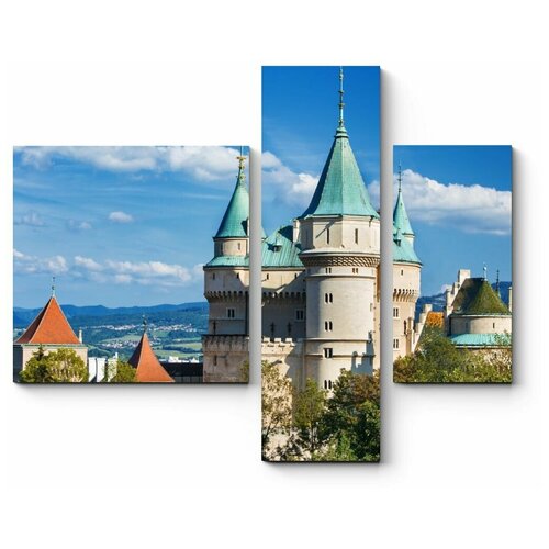 Модульная картина Замок в Словакии120x99