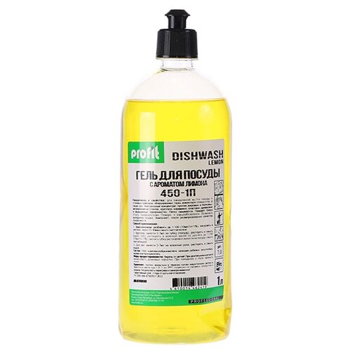 PROFIT Гель для мытья посуды Dishwash Lemon, 1 л