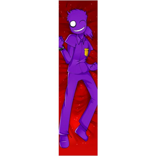 Instalook Подушка дакимакура "Фиолетовый человек" 30x60 см