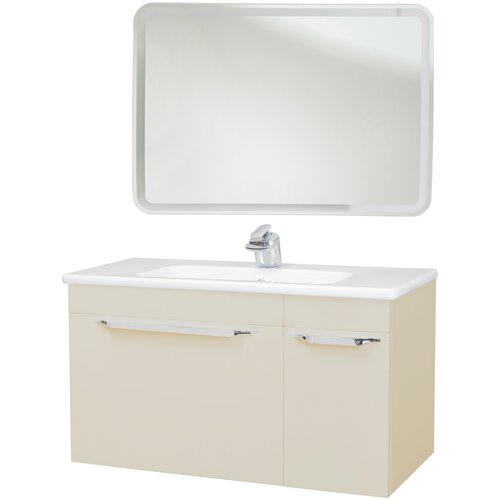 Комплект (гарнитур) Bellezza Мебель для ванной Bellezza Альдо 100 бежевая