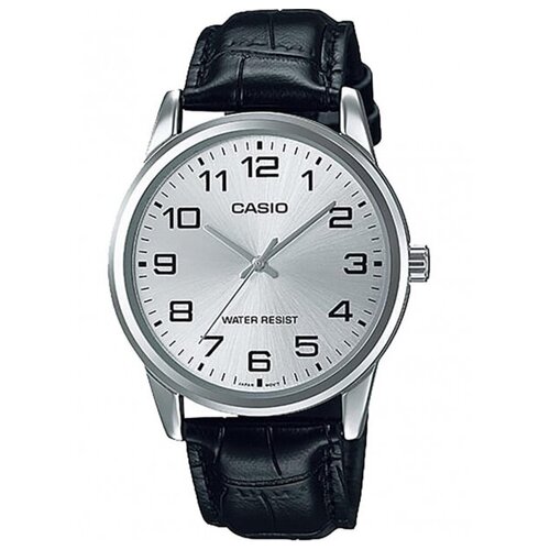 Наручные часы CASIO Collection MTP-V001L-7BUDF, черный, серебряный