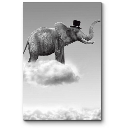 Модульная картина Летающий слон 30x45