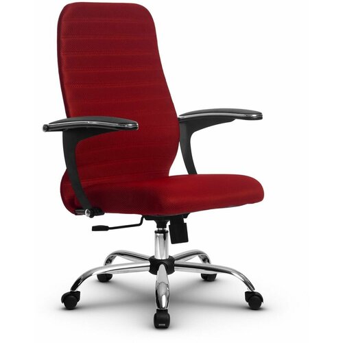 Компьютерное офисное кресло mетта SU-СU160-10, СН, Красное