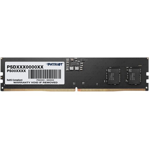 Оперативная память Patriot Memory SL 16 ГБ (16 ГБ x 1 шт.) DDR5 5600 МГц DIMM CL46 PSD516G560081