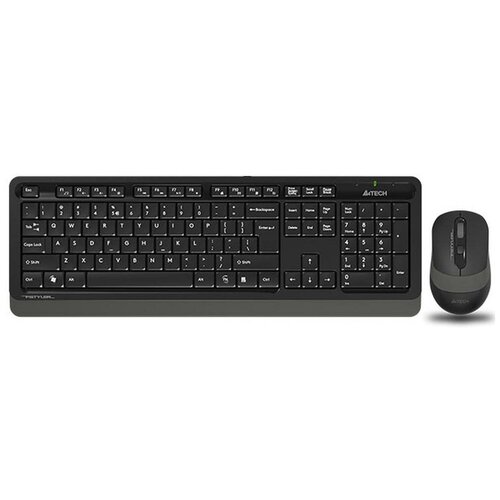 Комплект беспроводной A4Tech Fstyler FG1010 Black/Grey