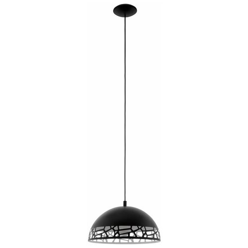 Потолочный светильник EGLO Savignano 97441, E27, 60 Вт, кол-во ламп: 1 шт., цвет: черный