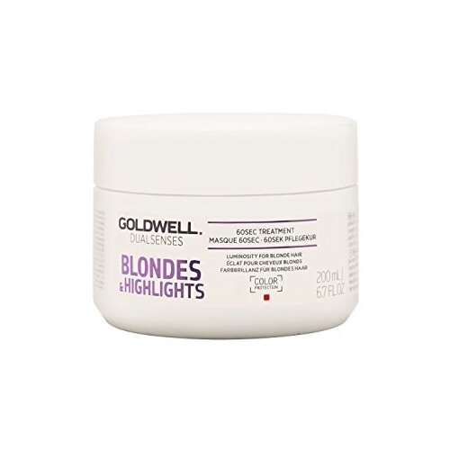 Goldwell DUALSENSES BLONDES & HIGHLIGHTS Интенсивный уход за 60 секунд для осветленных волос, 300 г, 200 мл, банка