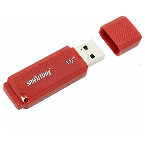 Флэш-диск USB 16Gb SmartBuy Dock, красный (SB16GbDK-R)