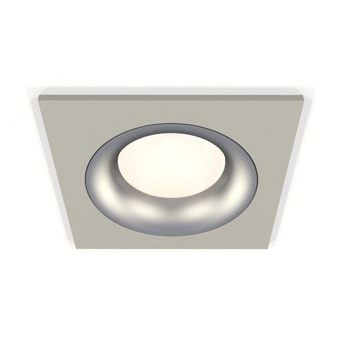 Встраиваемый светильник XC7633004 SGR/MCH серый песок/хром матовый MR16 GU5.3 (C7633, N7013)