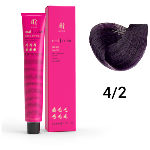 RR Line крем-краска Color Cream, 4/2 шатен фиолетовый, 100 мл
