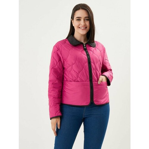 Куртка-рубашка  NELIY VINCERE, размер 52, розовый