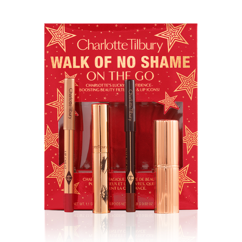 Набор Charlotte Tilbury "Walk of No Shame on the Go" из четырех предметов