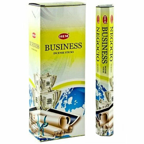 Hem Incense Sticks BUSINESS (Благовония бизнес, Хем), уп. 20 палочек.