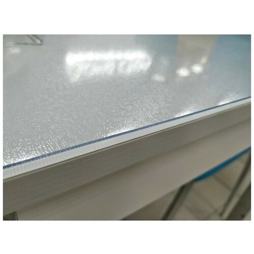 Силиконовая скатерть на стол гибкое стекло 80x250 см 2мм рифленаямягкое стекло жидкое стекло