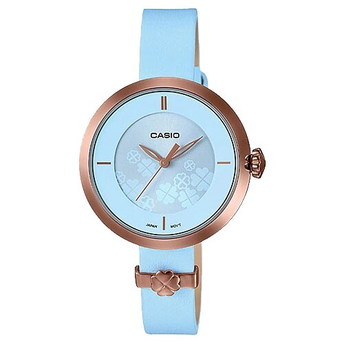 Наручные часы CASIO Collection LTP-E154RL-2A, золотой, голубой
