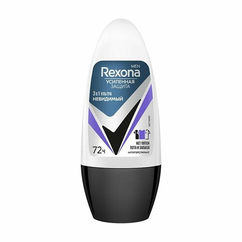 Део-ролл муж. REXONA MEN ультраневидимый 72ч (антиперспирант) 50 мл