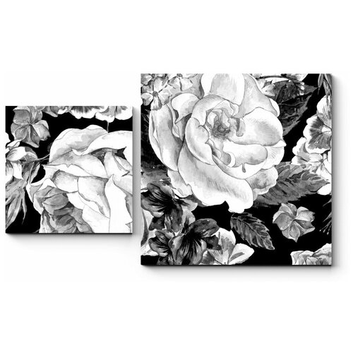 Модульная картина Розы прекрасны всегда 100x60