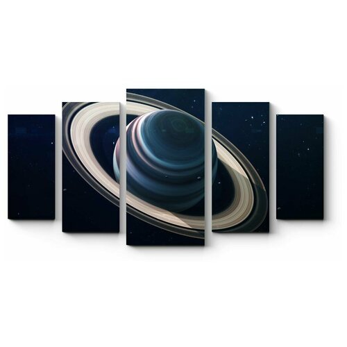 Модульная картина Красота Сатурна 100x55