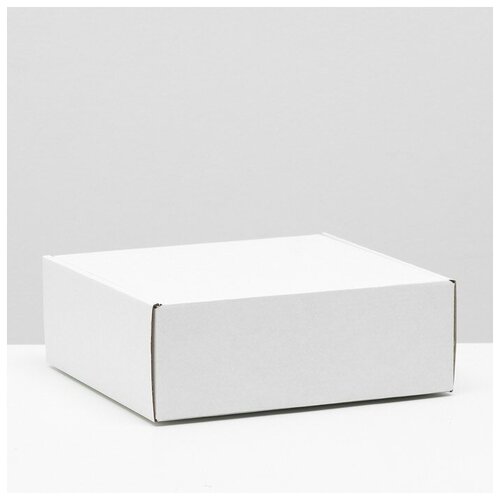 Коробка самосборная, белая, 26 х 24 х 10 см(50 шт.)