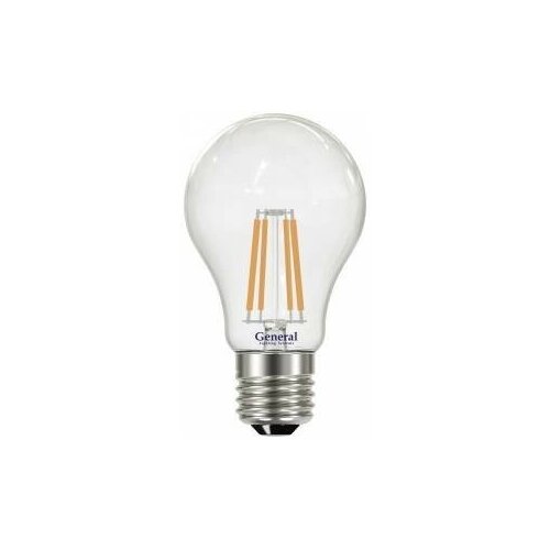 Светодиодная LED лампа General Lighting ЛОН A60 E27 17W 4500K 4K 60x105 филамент (нитевидная) прозр. 660320
