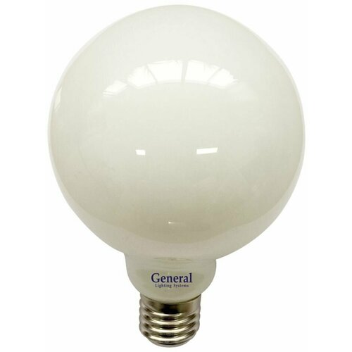 Лампа светодиодная филамент GLDEN-G95S-M-8W-230V-E27-4500K Матовая General