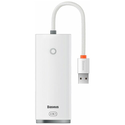 Концентратор серии Baseus Lite 4-портовый (от USB-A до 4xUSB-A 3.0) 0,25м Белый WKQX030002