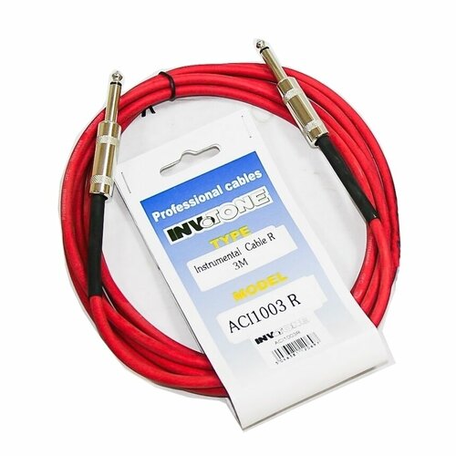 Кабель аудио 1xJack - 1xJack Invotone ACI1003R 3.0m