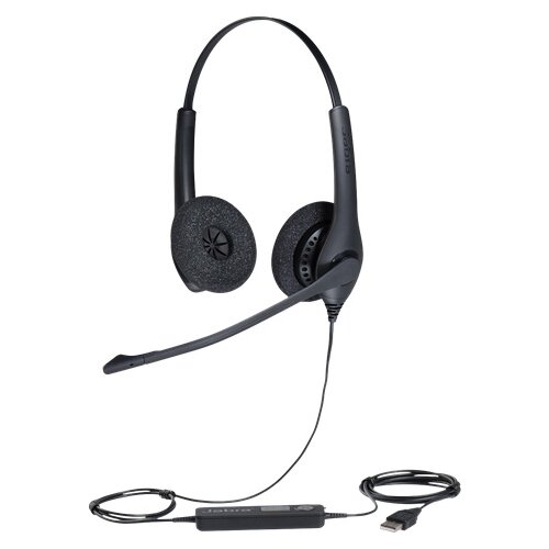 Компьютерная гарнитура Jabra BIZ 1500 Duo USB, черный