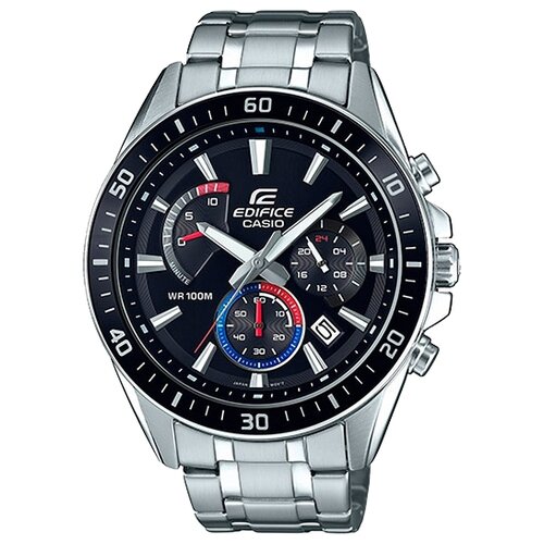 Наручные часы CASIO Edifice EFR-552D-1A3, серебряный, черный